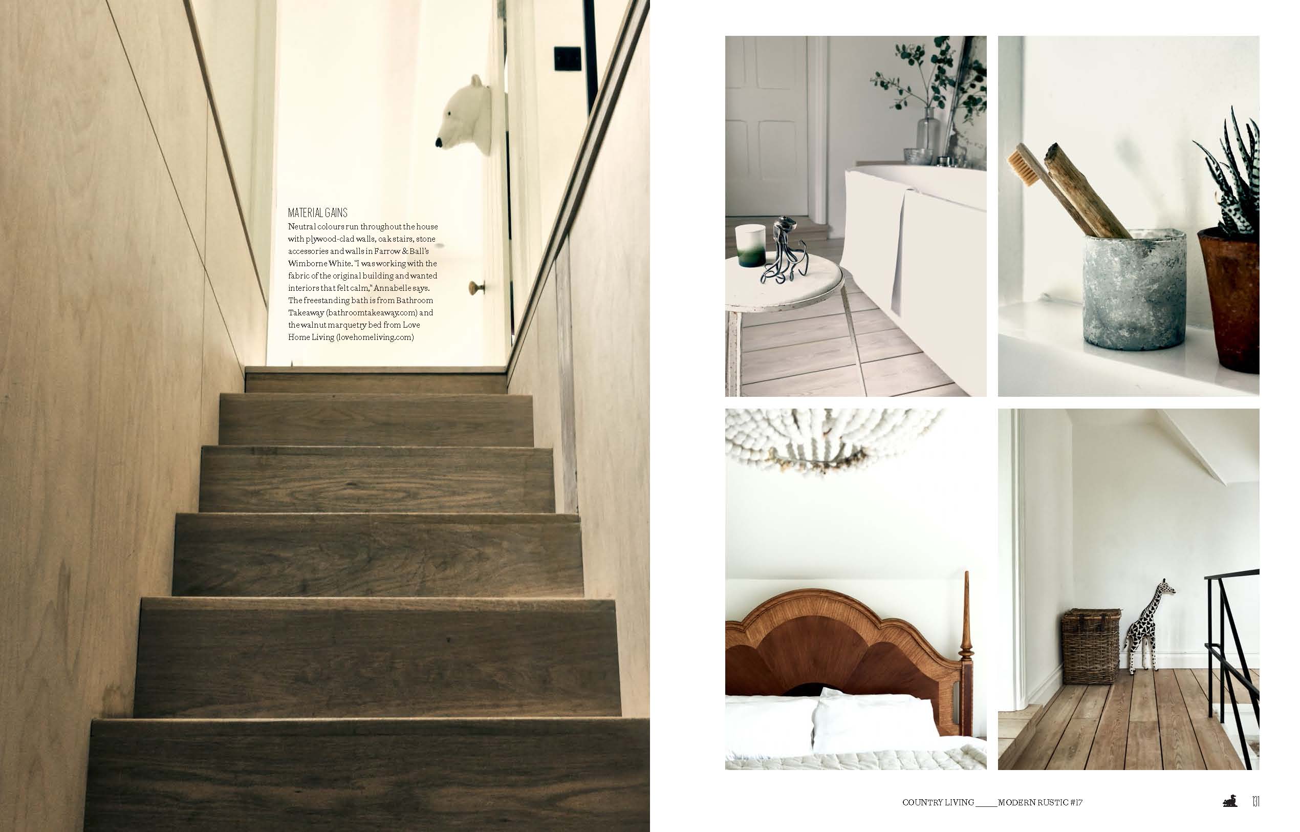 modern rustic magazine feature - Annabelle & Co.