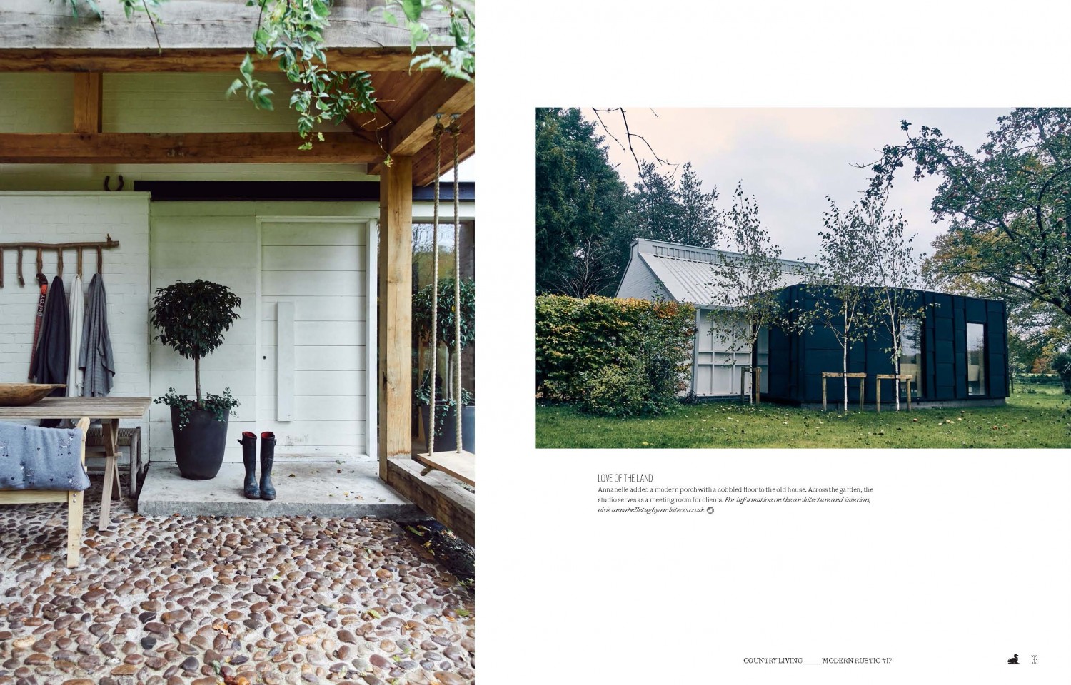 modern rustic magazine feature - Annabelle & Co.